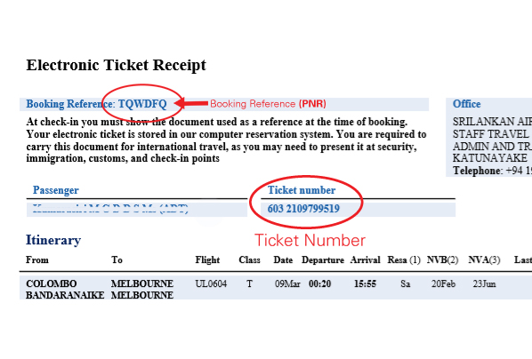 SriLankan Airlines | FAQ - Online check-in